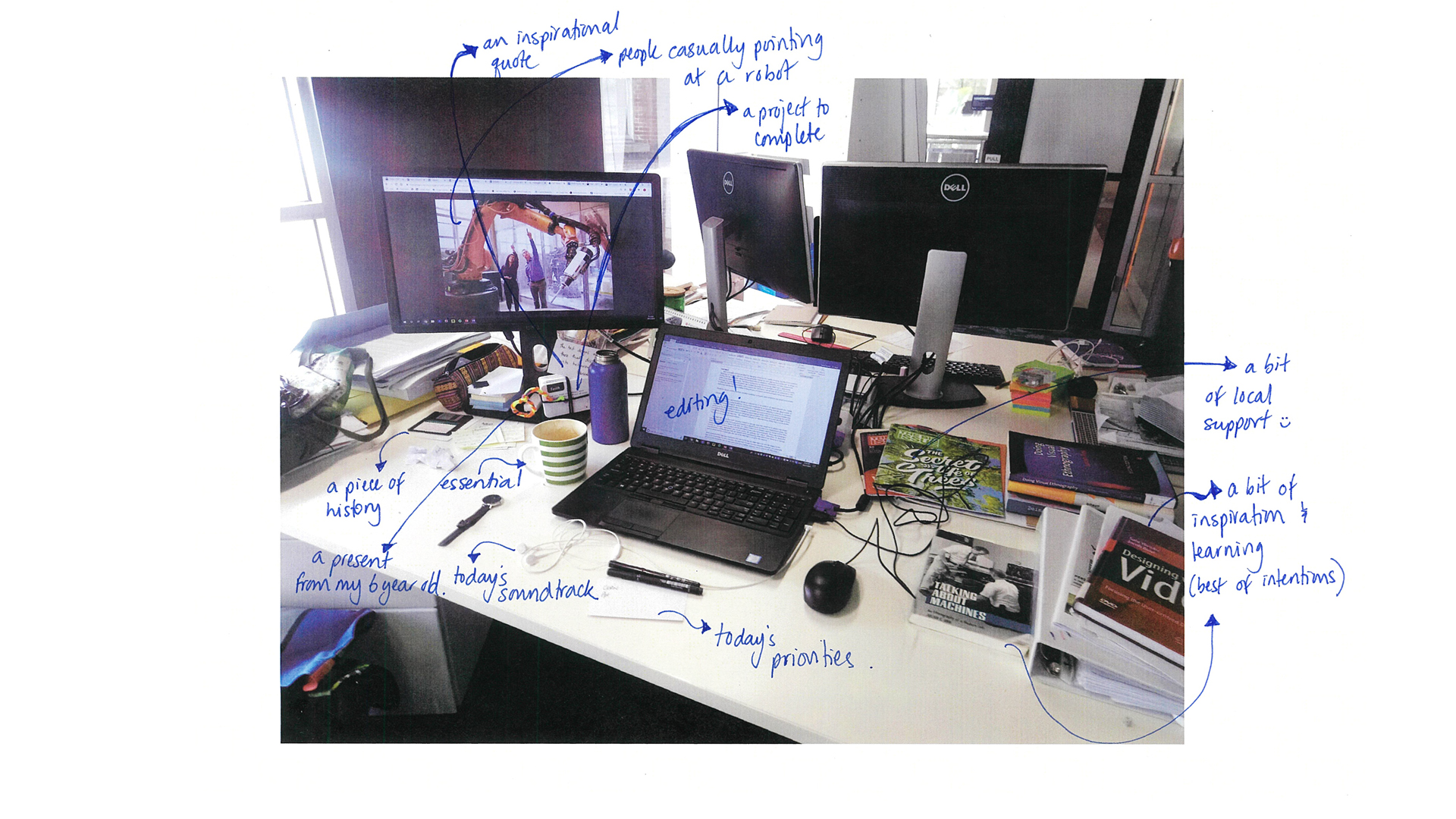 Connecting Users and Robots | At Claire Brophy’s desk - Design Robotics